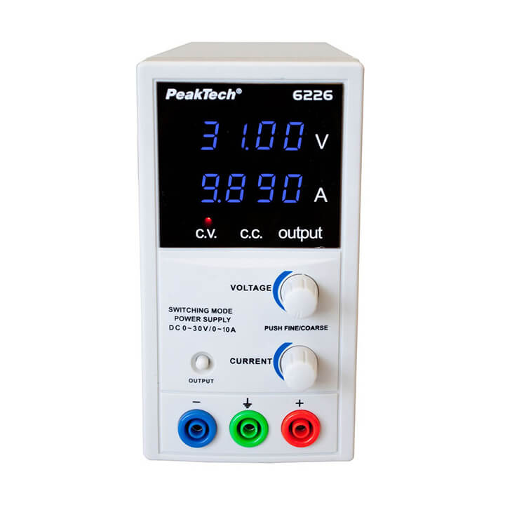 Laboratorijsko napajanje PeakTech 6226 0-30V 0-10A
