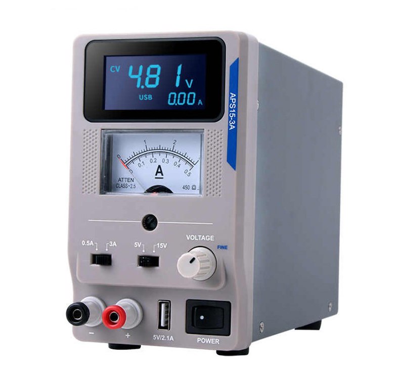 Laboratorijsko napajanje Atten APS15-3A 0-15V 0-3A