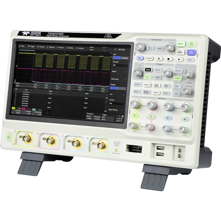 Teledyne LeCroy T3DSO3204-PROMO-1 digitalni osciloskop, 4x200MHz, 5GS/s, 125Mpts, 1″