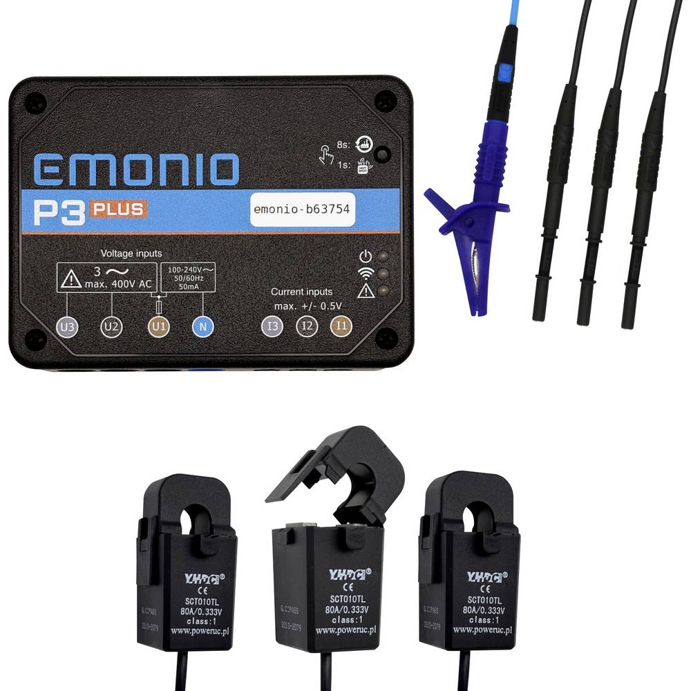 Analizator snage i potrošnje Emonio P3plus 80A