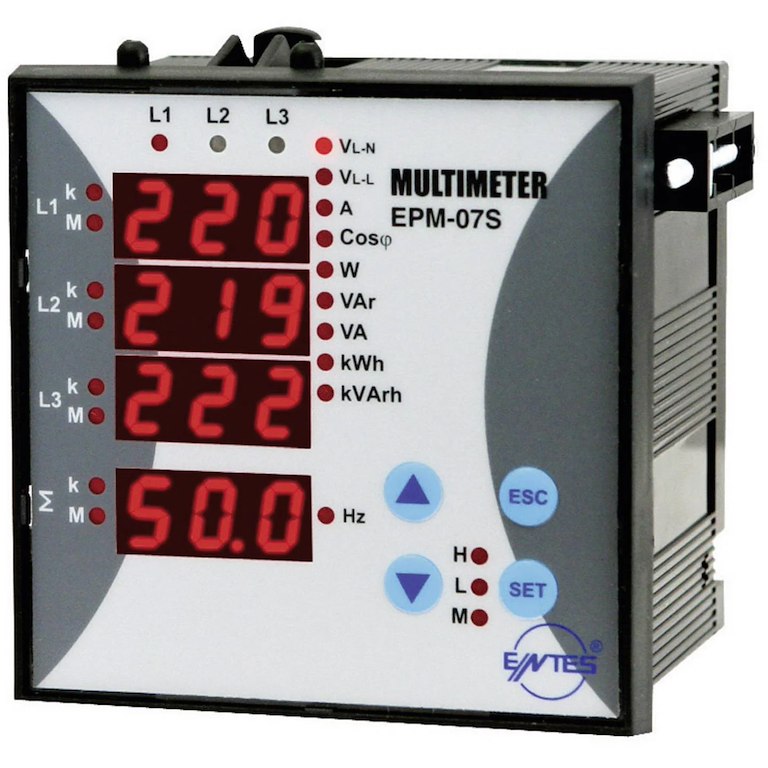 Analizator snage – mrežni network diagnostics ENTES EPM-07S-96