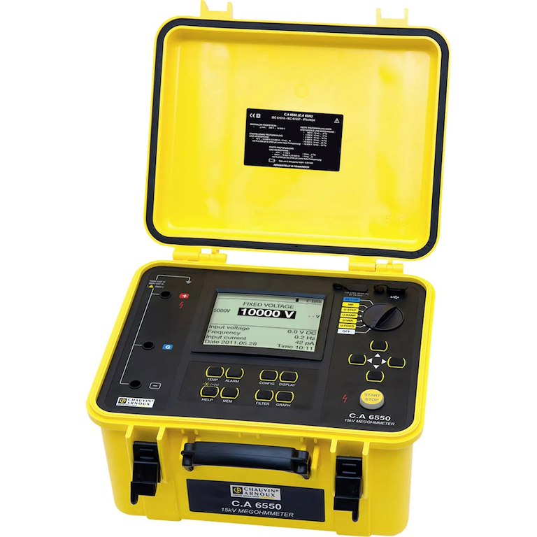 Tester izolacije Chauvin Arnoux C.A 6550
