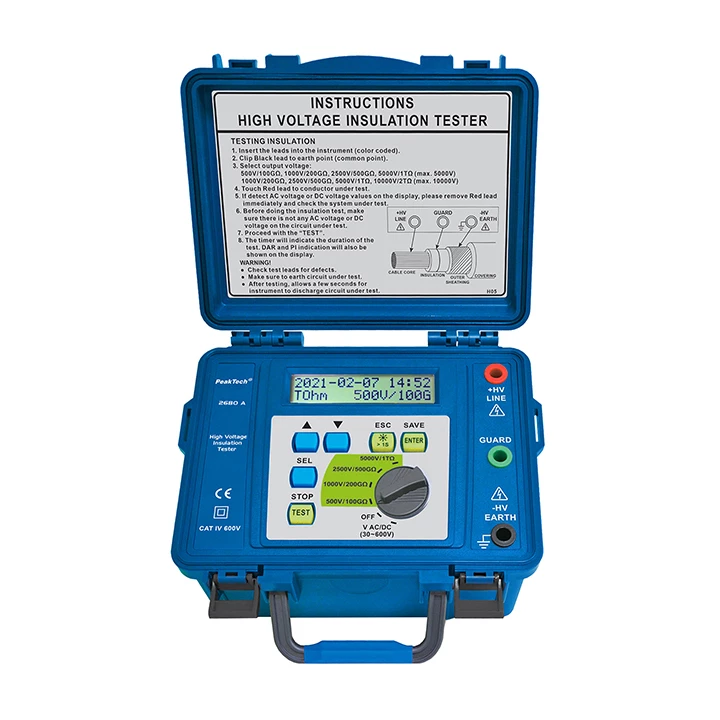 Tester izolacije PeakTech 2680A