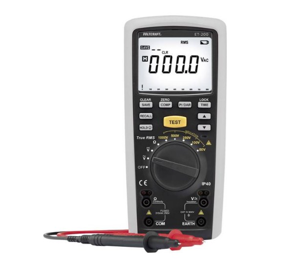 Tester izolacije VOLTCRAFT ET-200