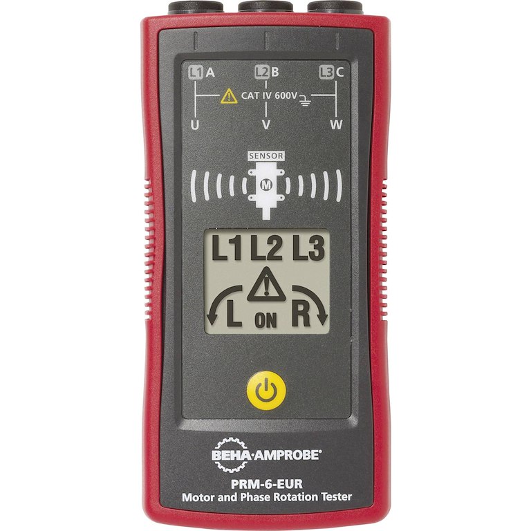 Beha-Amprobe PRM-6 tester redosleda faza sa beskontaktnom detekcijom rotacije motora, 40-700V AC