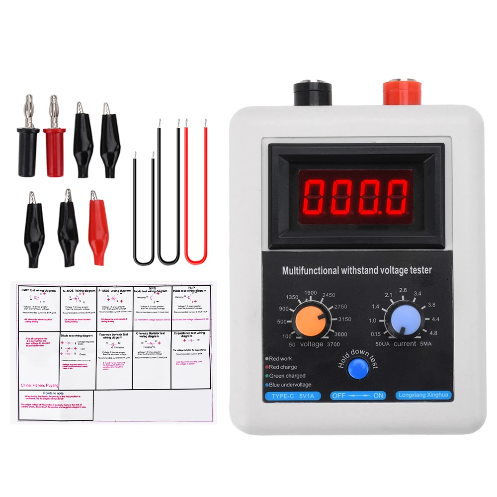 Tester Igbt Mosfet Tranzistor DC 50-3700V