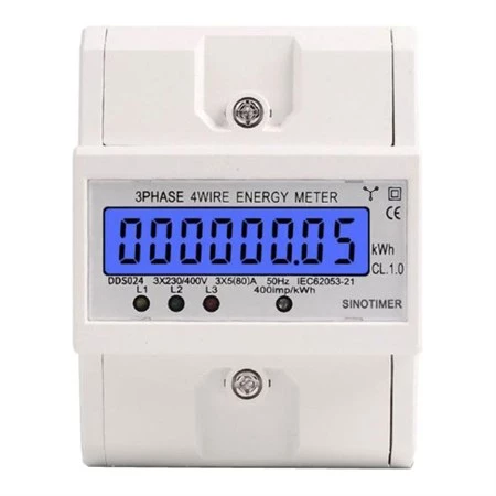 Električno brojilo 3F DIN rail meter with MID certificate