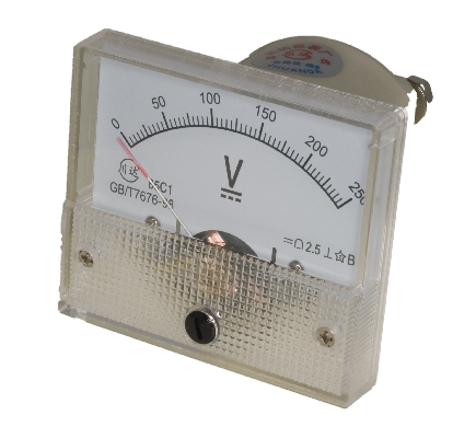 Voltmetar analogni 64x56x52mm 250V DC HUA85C1