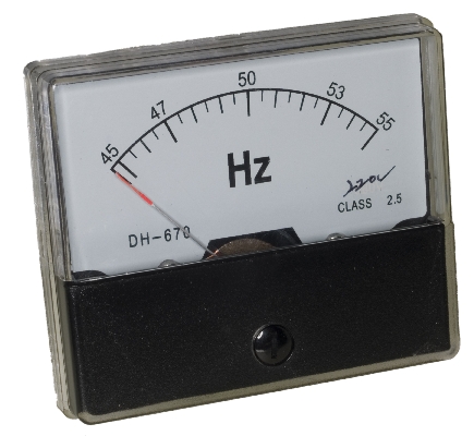 Frekvencmetar analogni 70x60x42mm 45-55Hz DH-670