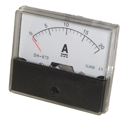 Ampermetar analogni 70x60x42mm 5A AC DH-670
