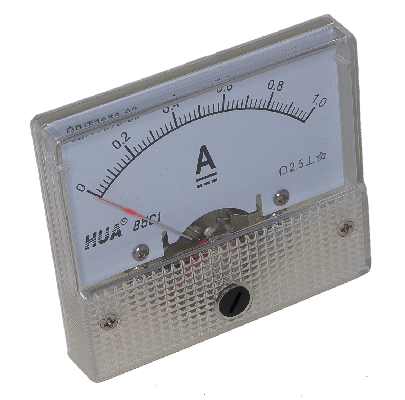Ampermetar analogni 64x56x52mm 3A DC HUA85C1