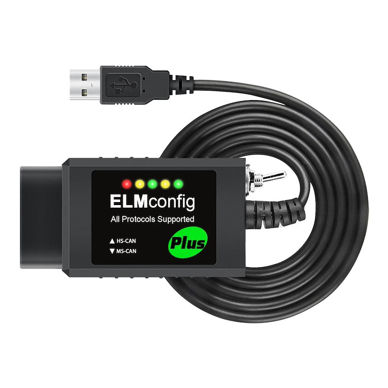Kabl OBD2 muški – USB 2.0 A muški 1m