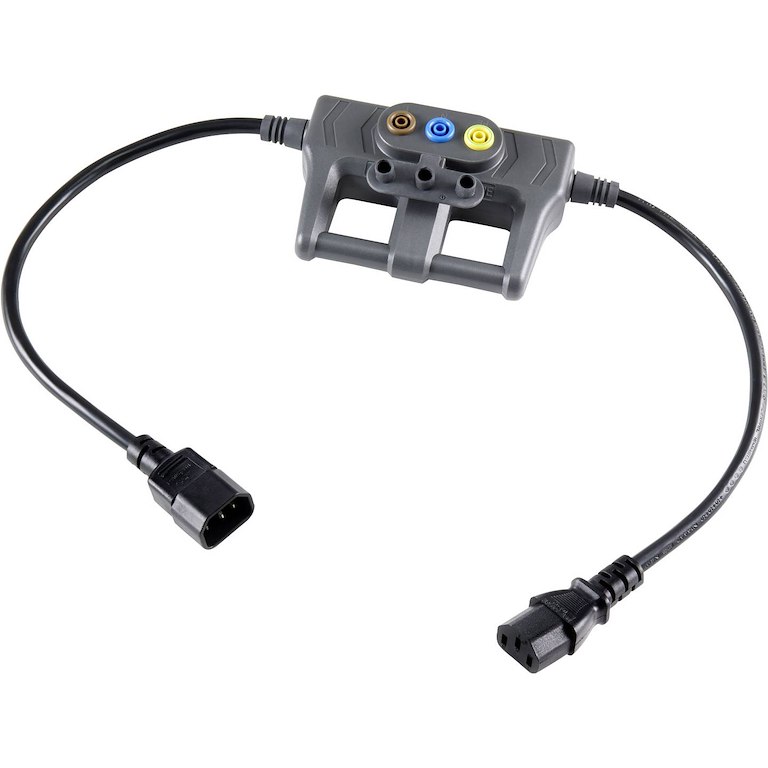 VOLTCRAFT CAA‑1L‑10 adapter test IEC C14 na IEC C13
