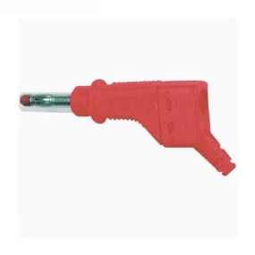 Banana konektor 4mm Staubli XZGL-425 crvena