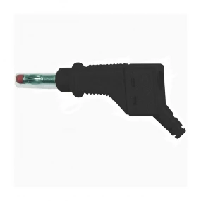 Banana konektor 4mm Staubli XZGL-425 crna