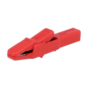 Krokodil konektor AK2B za bananu 4mm Hirschmann crveni