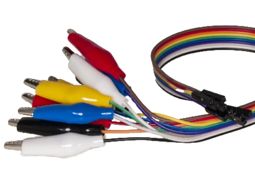 Kabl Dupont ženski konektor na krokodilku 30cm
