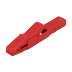 SKS Hirschmann krokodil konektor AK2S za kabl 4mm crveni, 25A