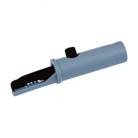 Krokodil konektor AK10 za bananu 4mm Hirschmann crni