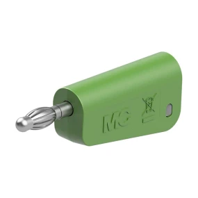 Banana konektor 4mm Staubli LQ-4N-30 zelena