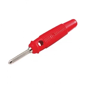 Banana konektor 4mm Hirschmann Buela 20K crvena