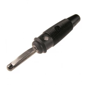 Banana konektor 4mm Hirschmann VQ30 crna