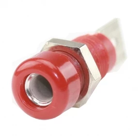 Buksna konektor 4mm 12001 crvena