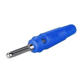 Banana konektor 4mm SR plavi