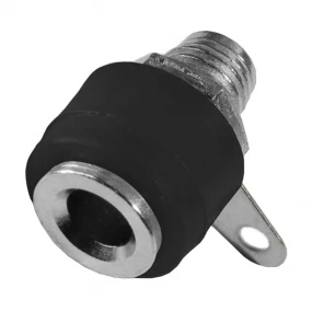 Buksna konektor 4mm mala crna