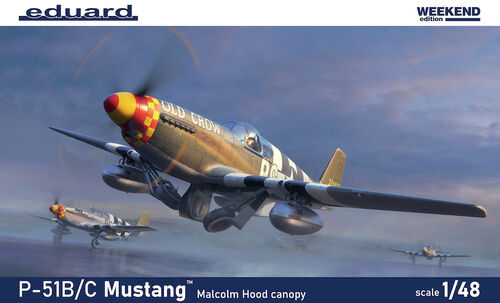 NEW! Eduard 84214 North American P-51 B/C Mustang (Malcolm Hood) - Weekend Edition