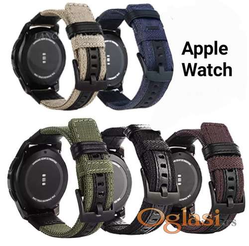 Platnena narukvica Apple Watch 11 10 9 8 7 6 5 4 3 2 1 SE Pro kaiš