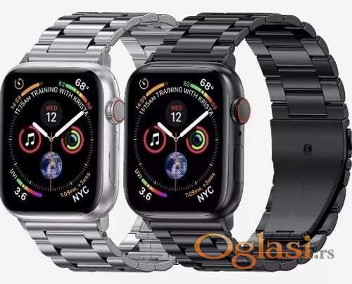 Metalna narukvica Apple Watch 11 10 9 8 7 6 5 4 3 2 1 SE Pro kaiš