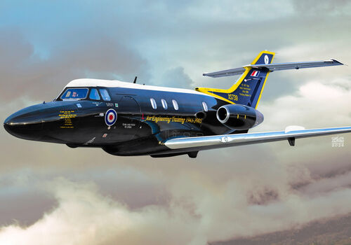 NEW! Kovozavody Prostejov KPH7229 Hawker-Siddeley HS.125 Dominie T.1 'Black & White'
