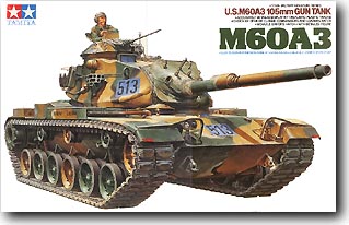 Tamiya 35140 American MBT M60A3/105mm gun (Limited Re-Release)