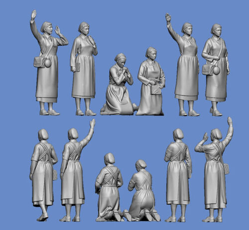 Germania-Figuren 35-WW2-0531 Russia 1943 – German Red Cross Nurses