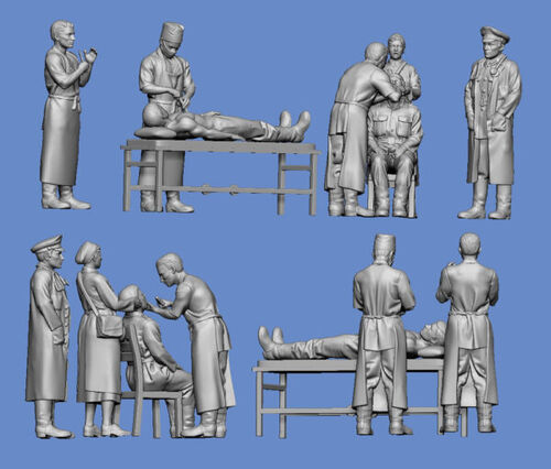NEW! Germania-Figuren 35-WW2-0532 Doctors At Work