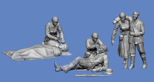 Germania-Figuren 35-WW2-0533 Wehrmacht WW2 Nurses