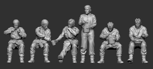 Germania-Figuren 48-WW2-0164 Wehrmacht – At The Field Kitchen 03