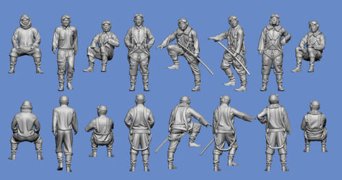 Germania-Figuren 72-WW2-0852 Japan 1937-1945 - Imperial Army Air Aces 01