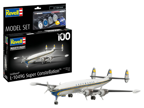 NEW! Revell 63745 Lockheed L-1049 G Super Constellation Lufthansa - Model Set