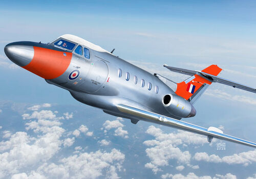 NEW! Kovozavody Prostejov KPH7231 Hawker-Siddeley HS.125 Dominie T.1 - Prototype is flying in