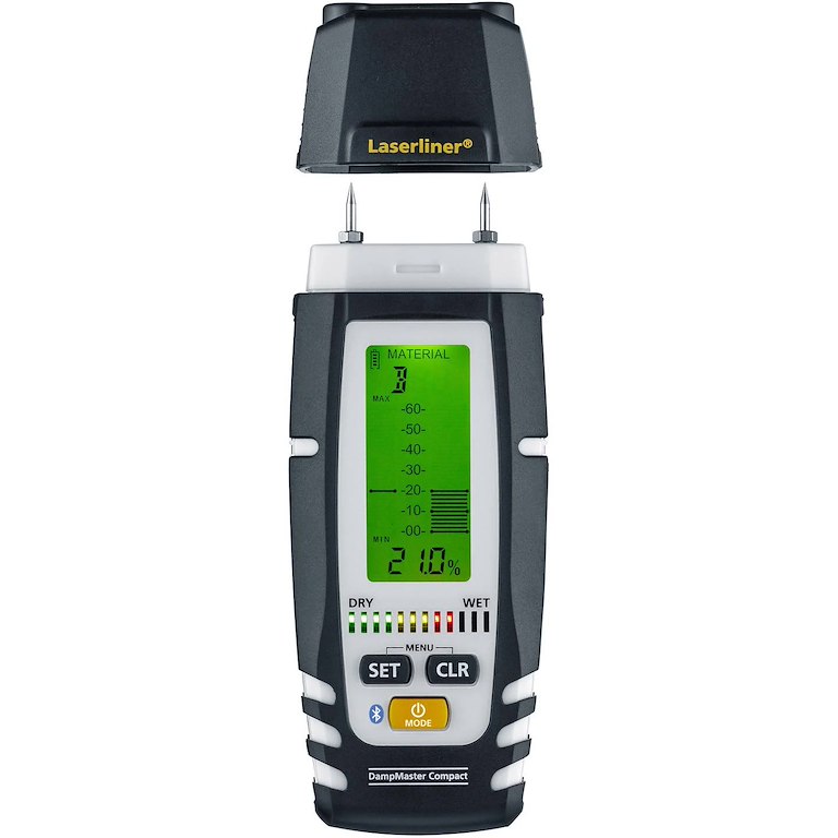 Laserliner DampMaster Compact Plus merač vlage sa Bluetooth vezom, temperaturna kompenzacija