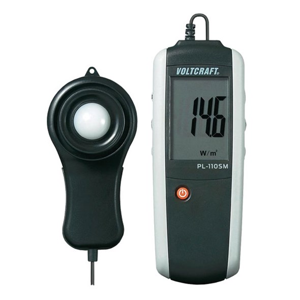 Luksmetar VOLTCRAFT PL-110SM 0 – 1999w/m²