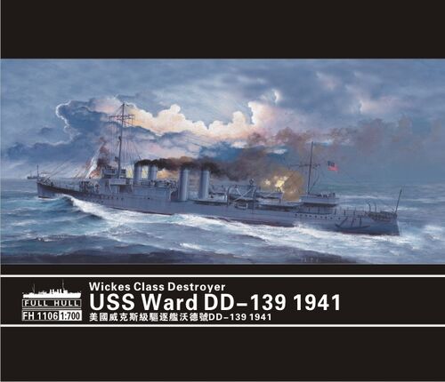 Flyhawk 1106 Wickes Class Destroyer USS Ward DD-139 (1941)
