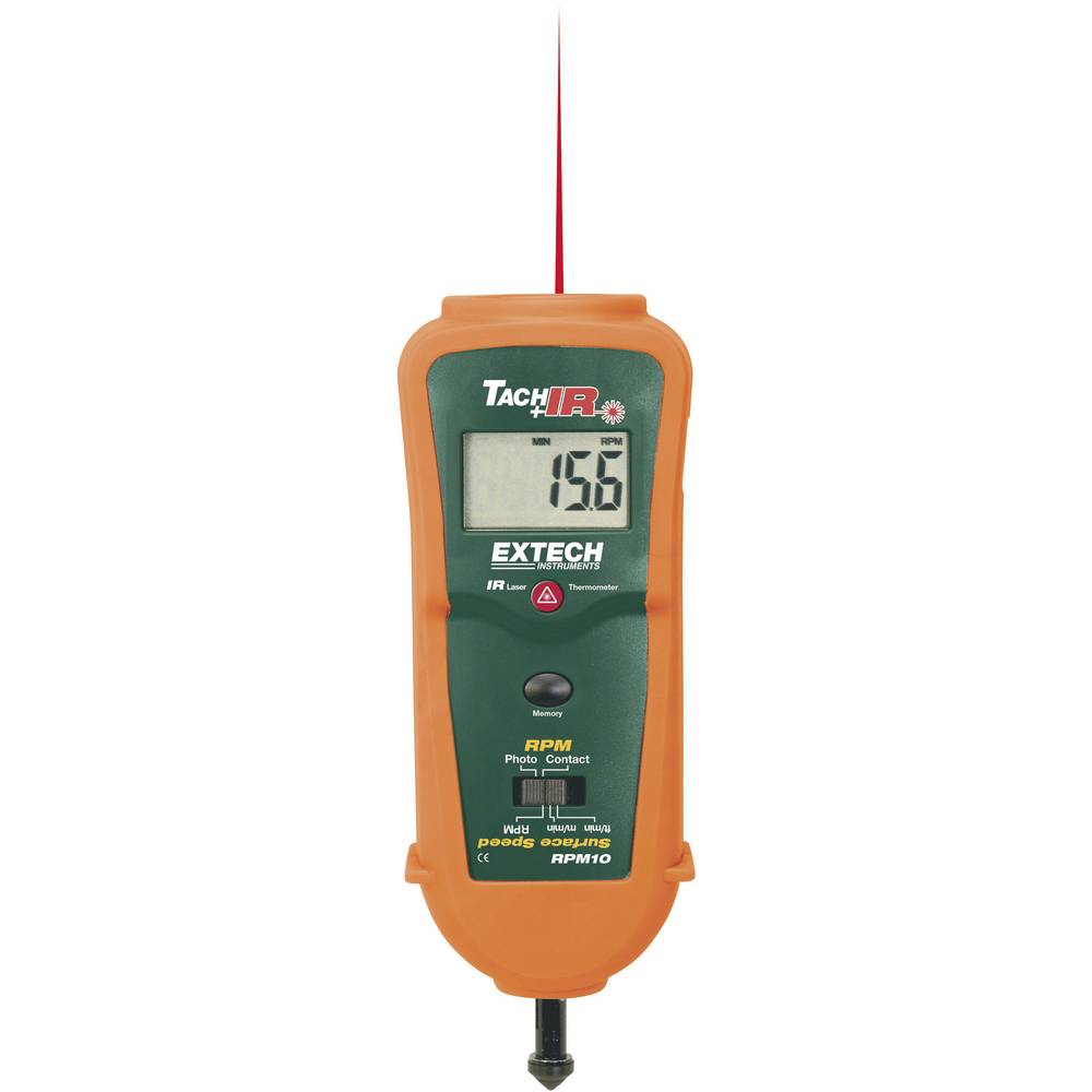 Tahometar i termometar Extech RPM10 0.5 – 99999o/min