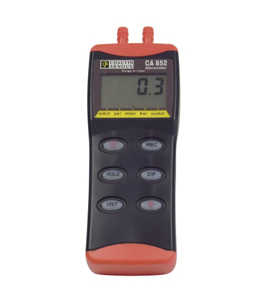Ispitivač pritiska Chauvin Arnoux 852 -138 – +138mbar