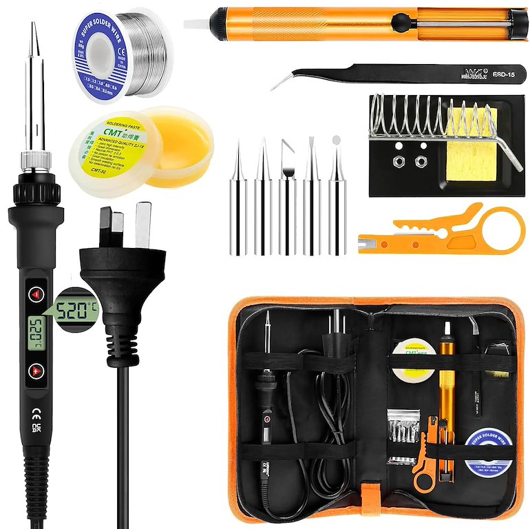 Set alata za lemljenje lemilica 908U 80W