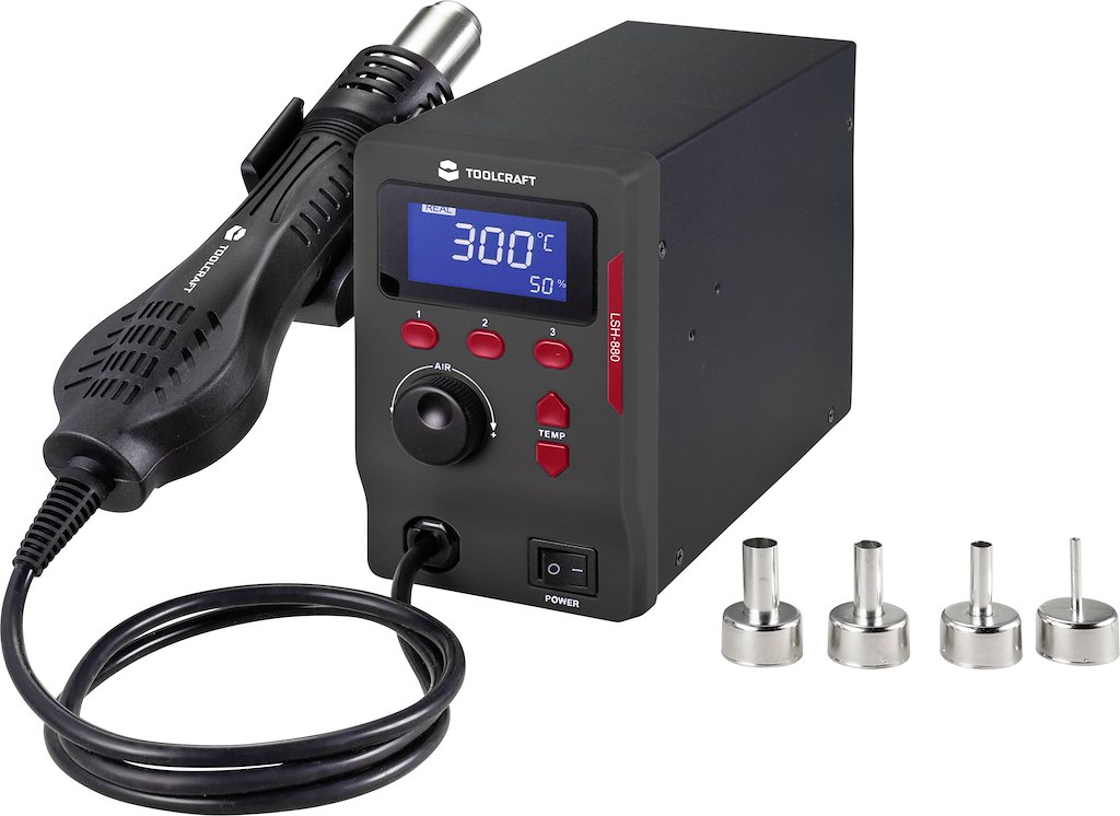 Digitalna duvaljka TOOLCRAFT LSH-880 800W