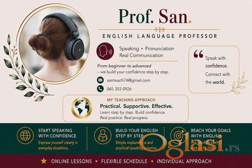 Australian English speaker with 15+ years of experience working with Serbian learners (Časovi engleskog)