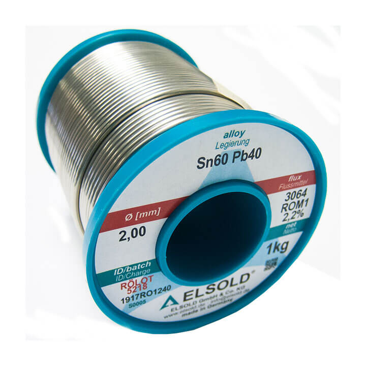 Tinol / kalaj žica Elsold Sn60/Pb40, 2mm 1kg